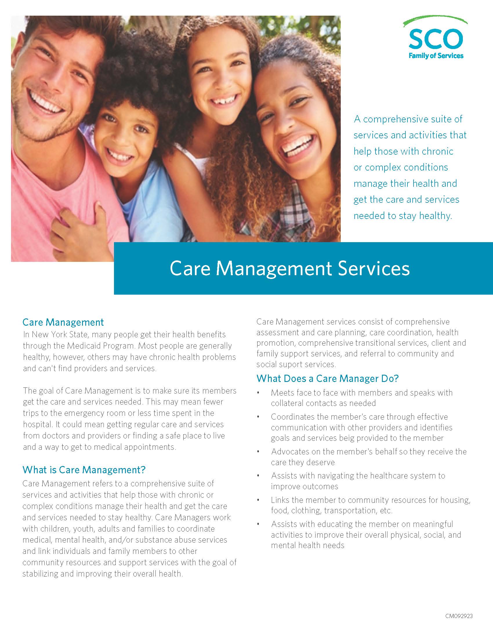 Care Management - SCO Family of Services
